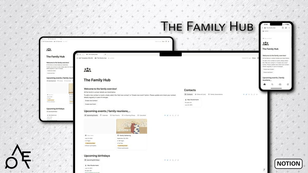 The Family Hub - Notion