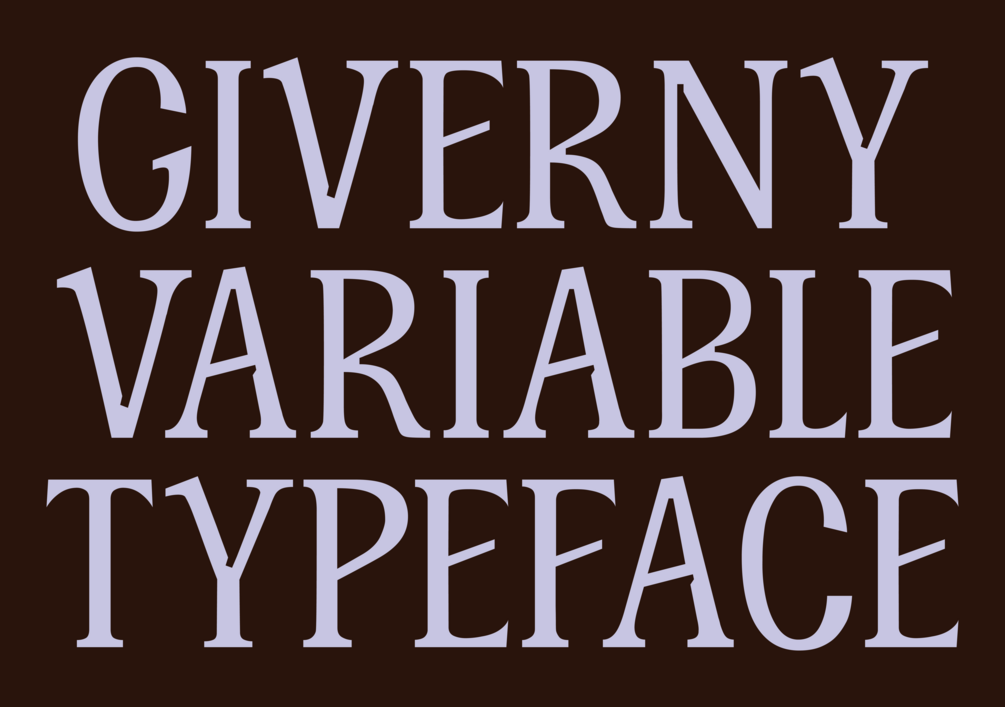 Giverny Variable Font