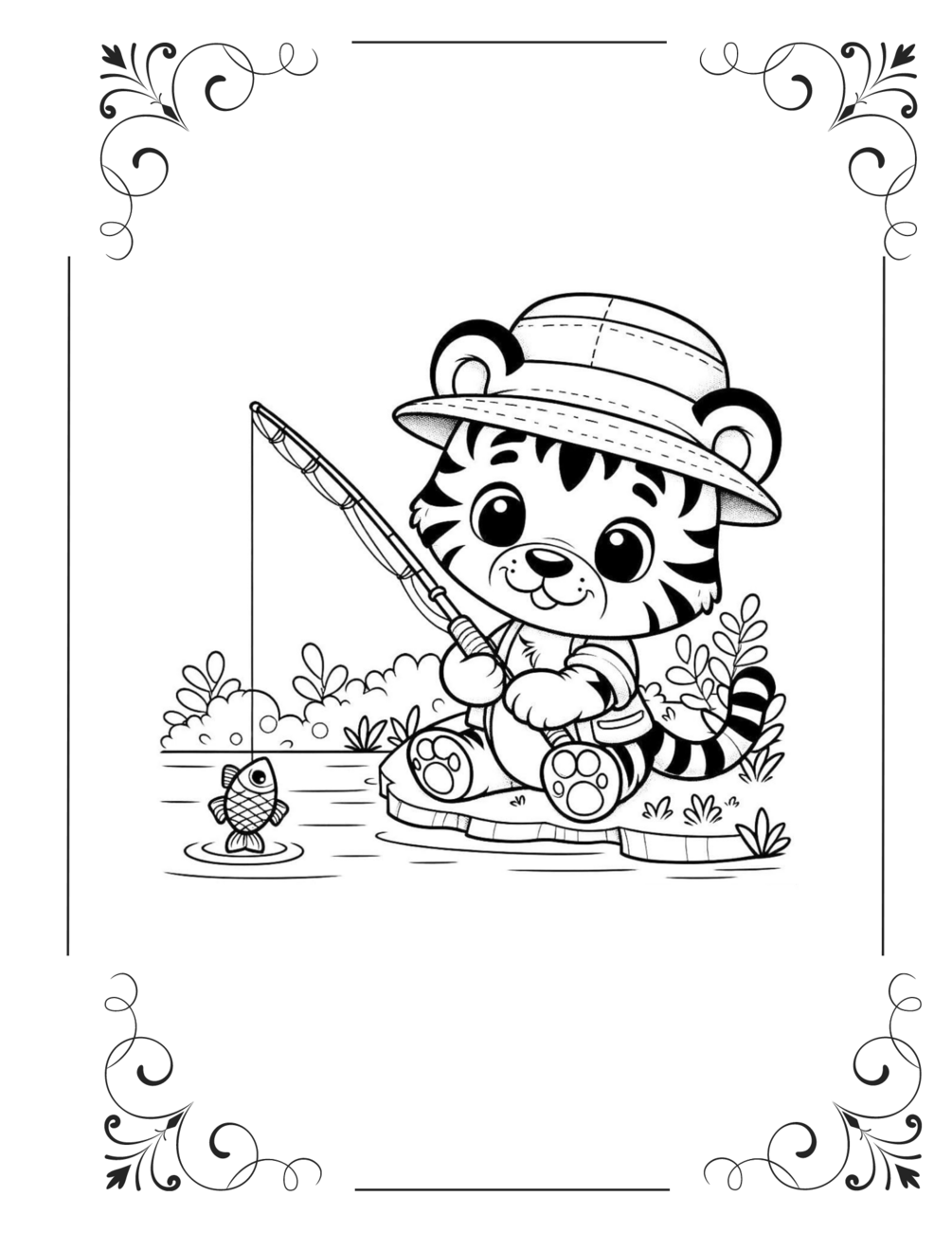 Animals 2 Coloring Pages 50 Count