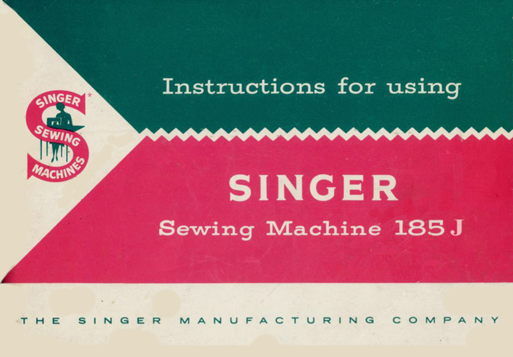 Singer 185J _Instruction Manual _PDF format _Digital Download