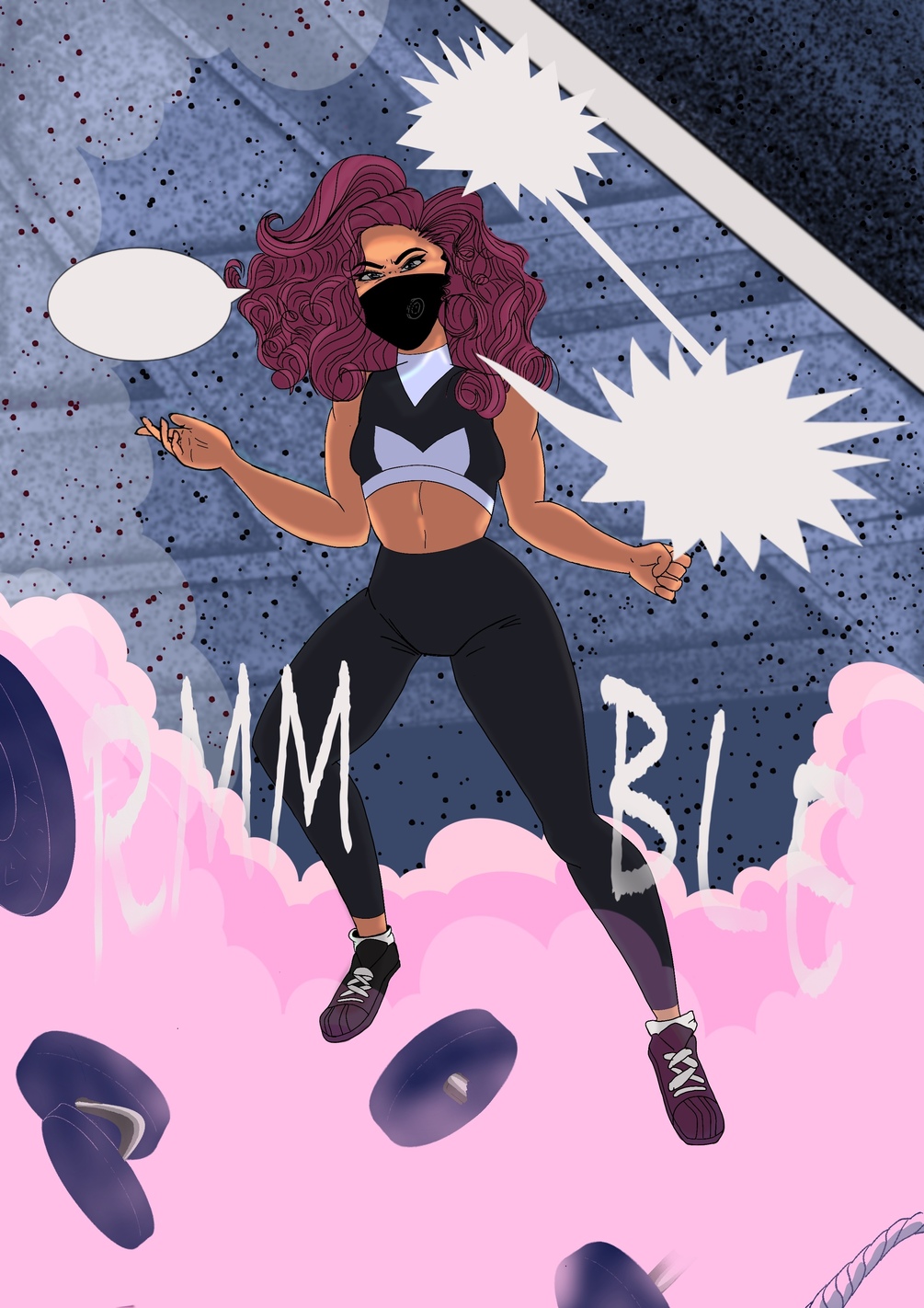 Comic Beast Gal Wallpaper