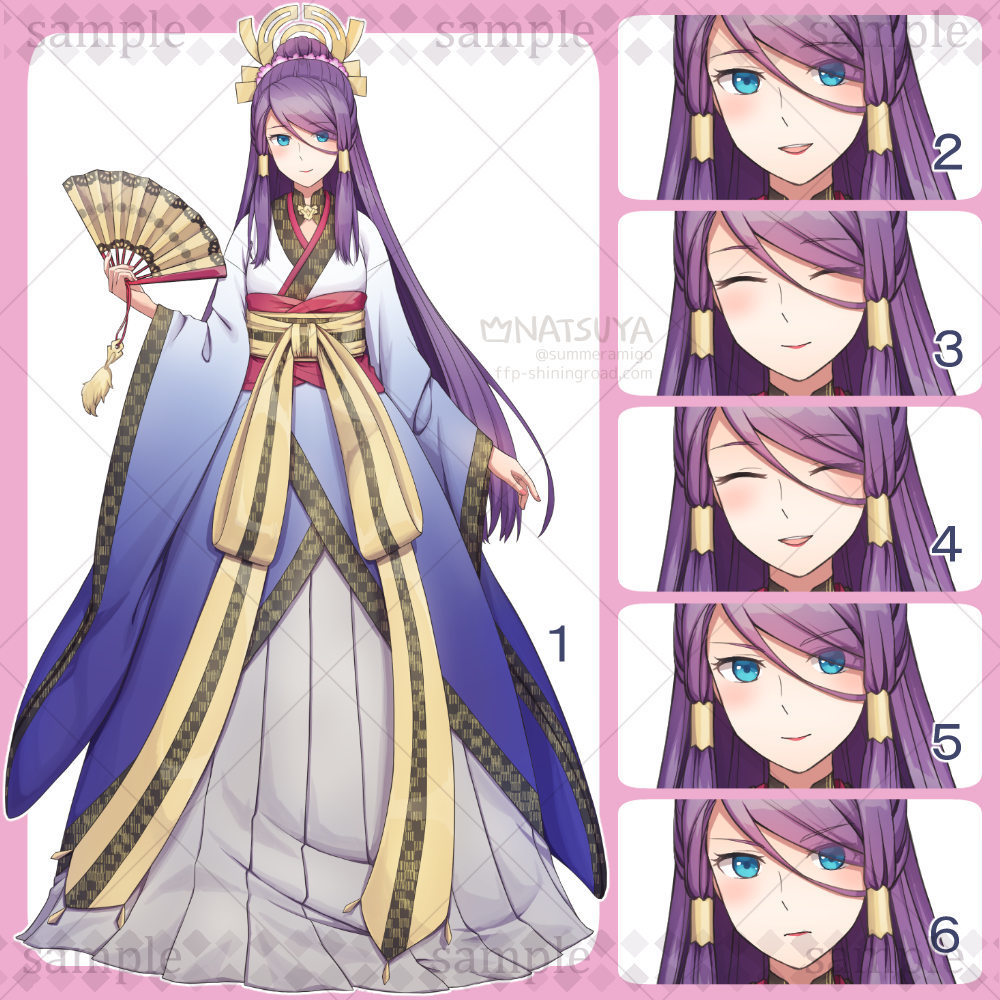 Character Art Pack: 2327 - 6 Expressions