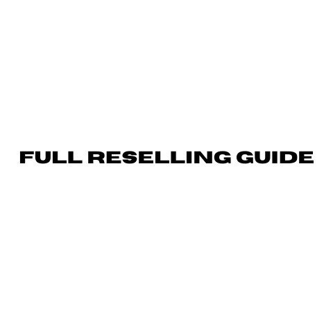 FULL RESELLING BUNDLE! [ALL VENDOR LINKS + DISCORD]