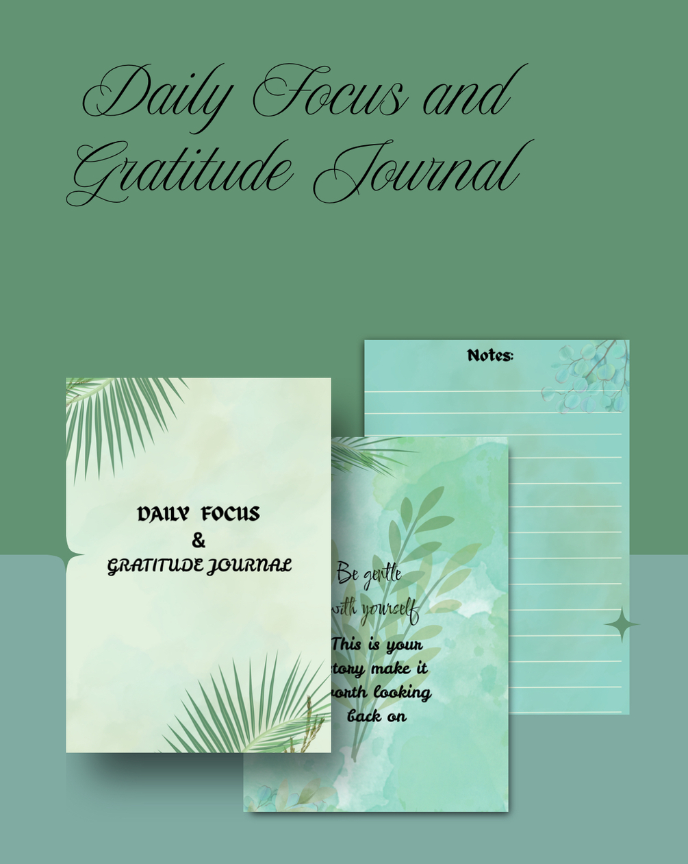 Daily focus & Gratitude journal