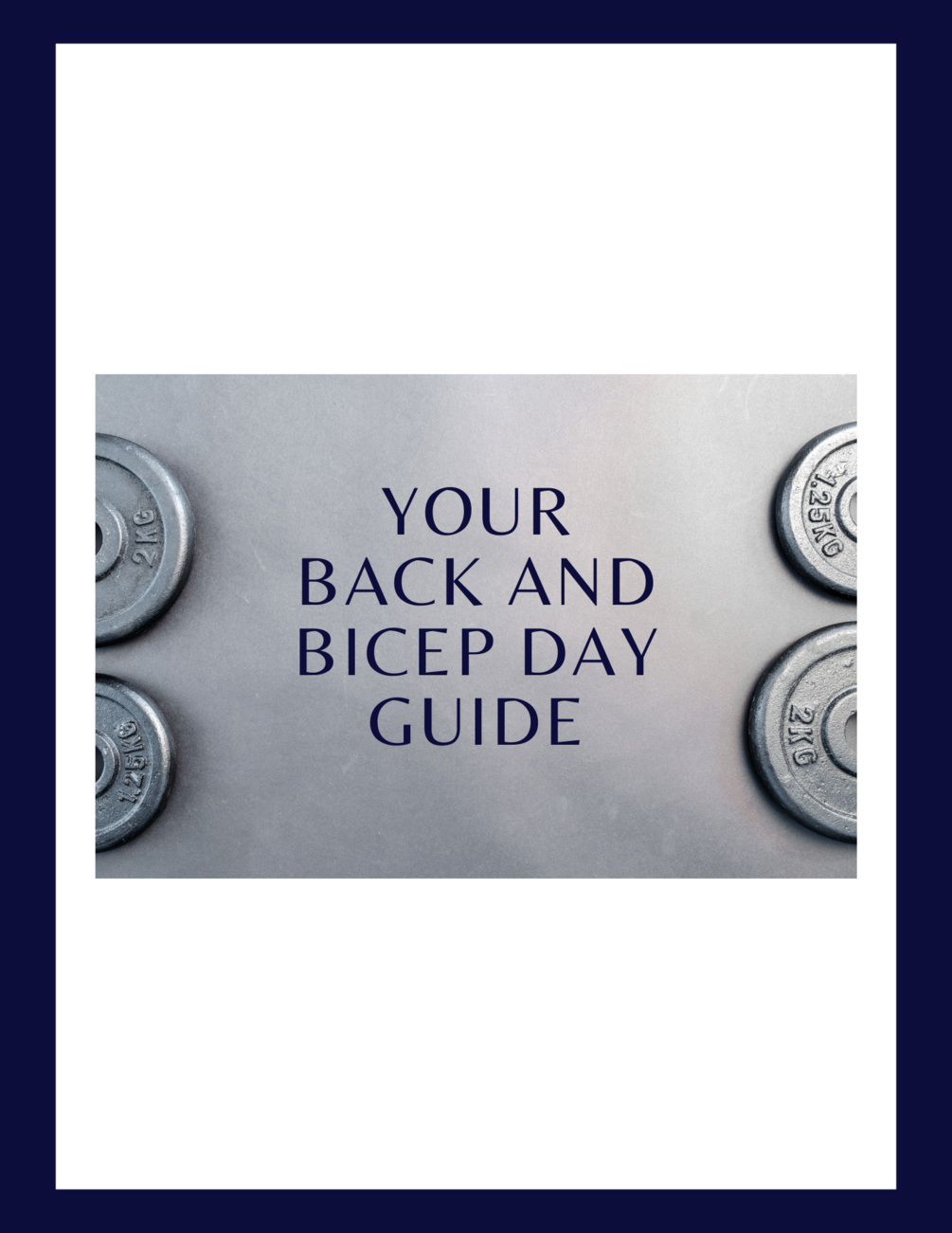 Build Your Perfect Back and Bicep Day