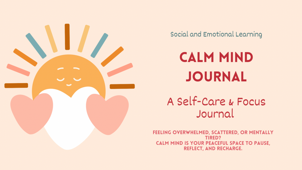Calm Mind – Self-Care & Focus Journal (Digital Download)