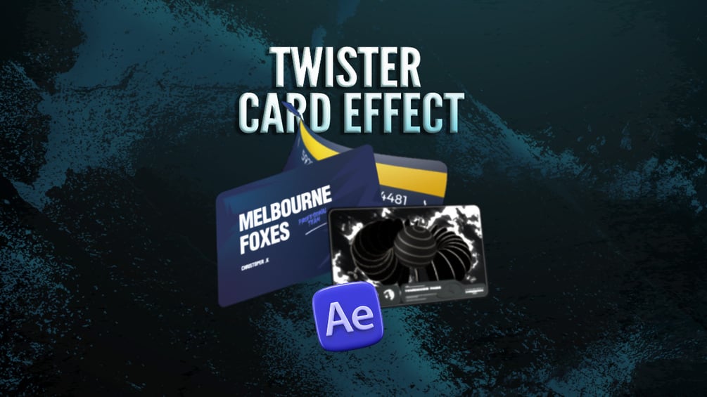 Twister Card Effect Animation | After Effect