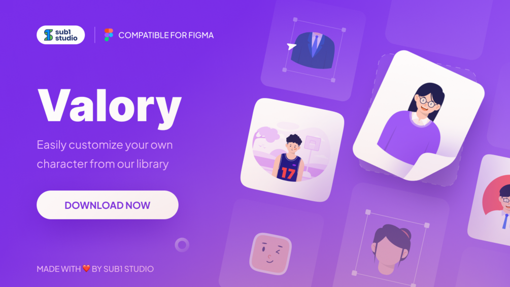 Valory - 200+ Customizeable Illustrations Library 🔥