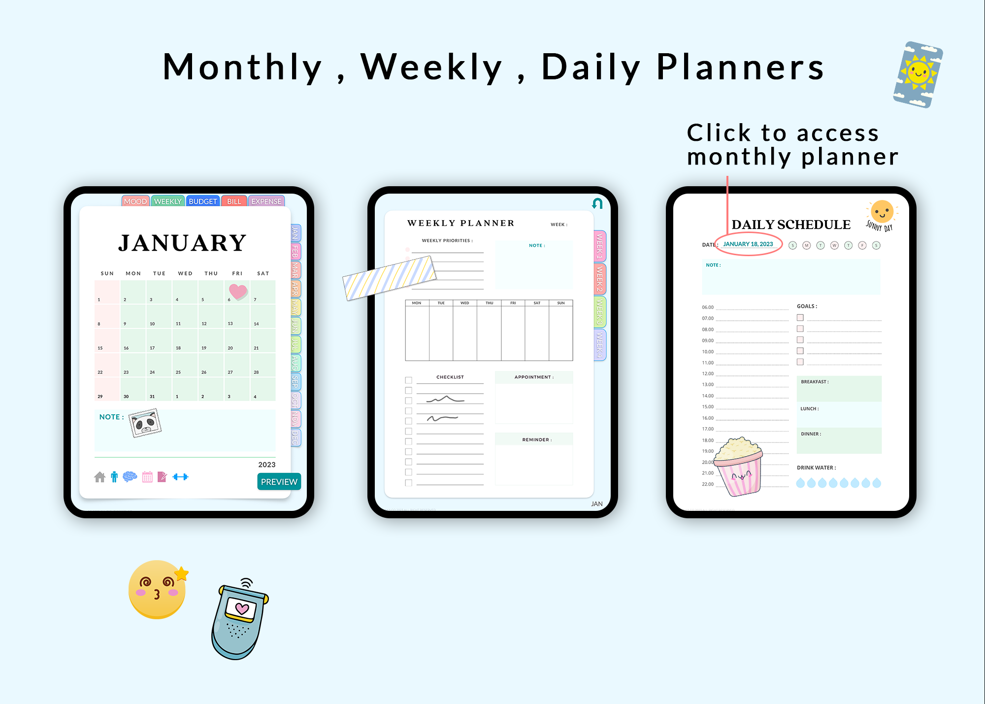 New 2023 Digital Personal Planner : Get Organized and Reach Your Goals ...