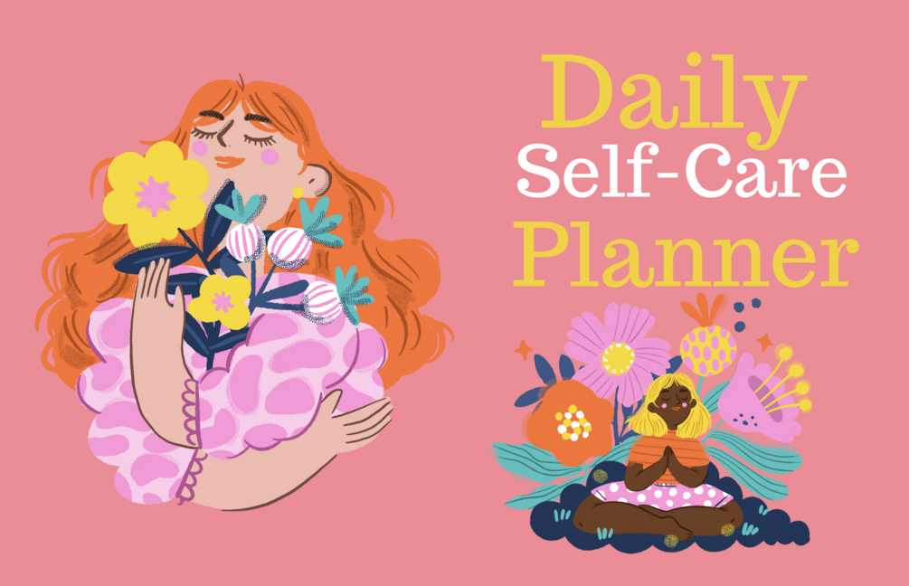 Daily Self-Care Planner for Women: Undated Wellness Journal with Mood ...