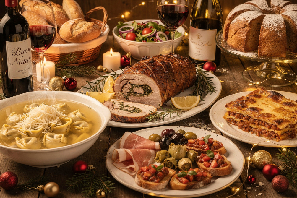 A cozy Italian Christmas Menu