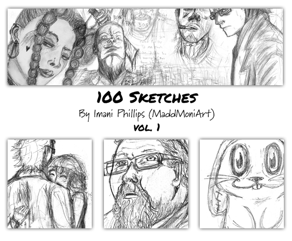 100 Sketches Vol. 1 - ( FREE EXCLUSIVE )