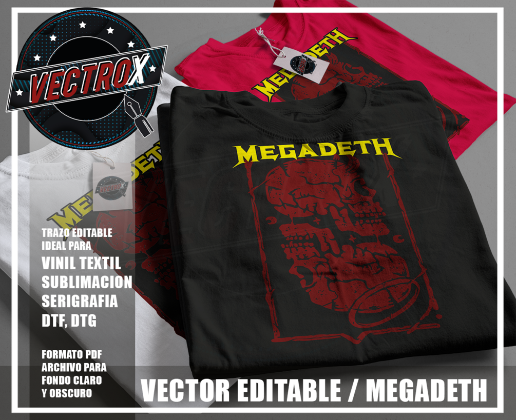 Vector Editable - Megadeth