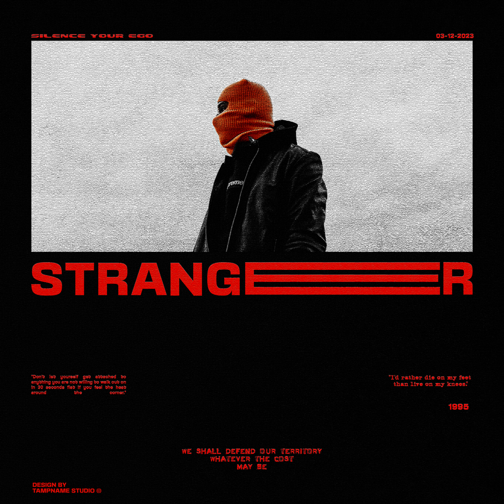 "STRANGER" STREETWEAR DESIGN