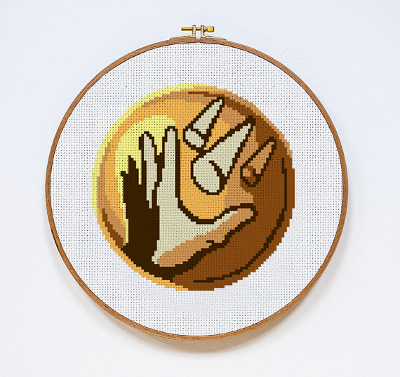 Bioshock Plasmid Cryo Cross Stitch Pattern PDF Download