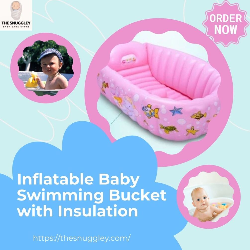 Inflatable Baby Swimming Bucket with Insulation