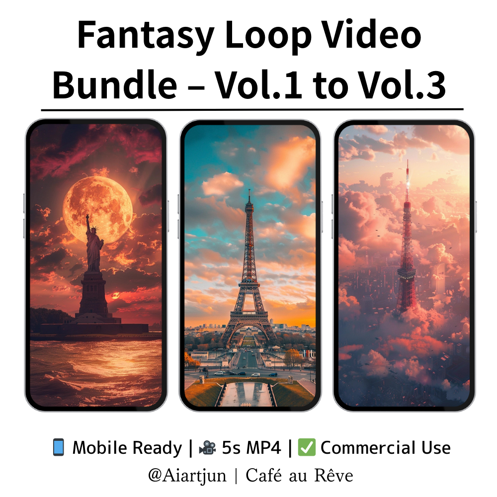 Fantasy Loop Video Bundle – Vol.1 to Vol.3