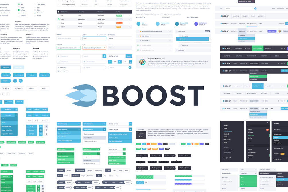 Boost UI Kit
