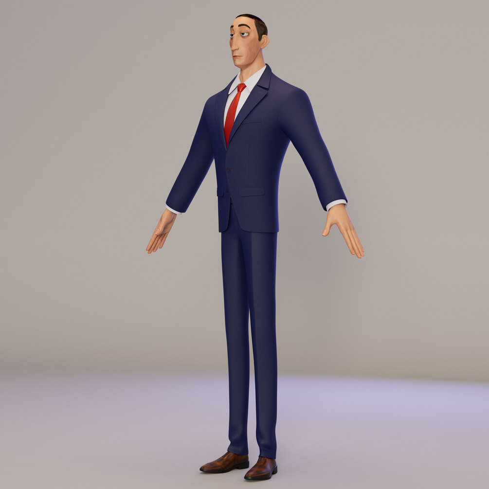 stylized character Victor