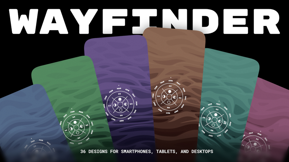 WAYFINDER - 36 Designs for Smartphones, Tablets, and Desktops