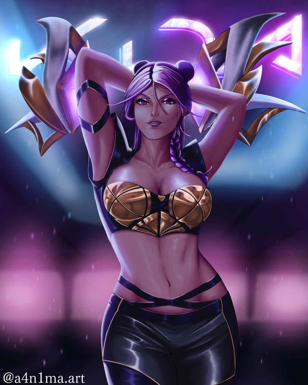 Kai´sa KDA ilustration set