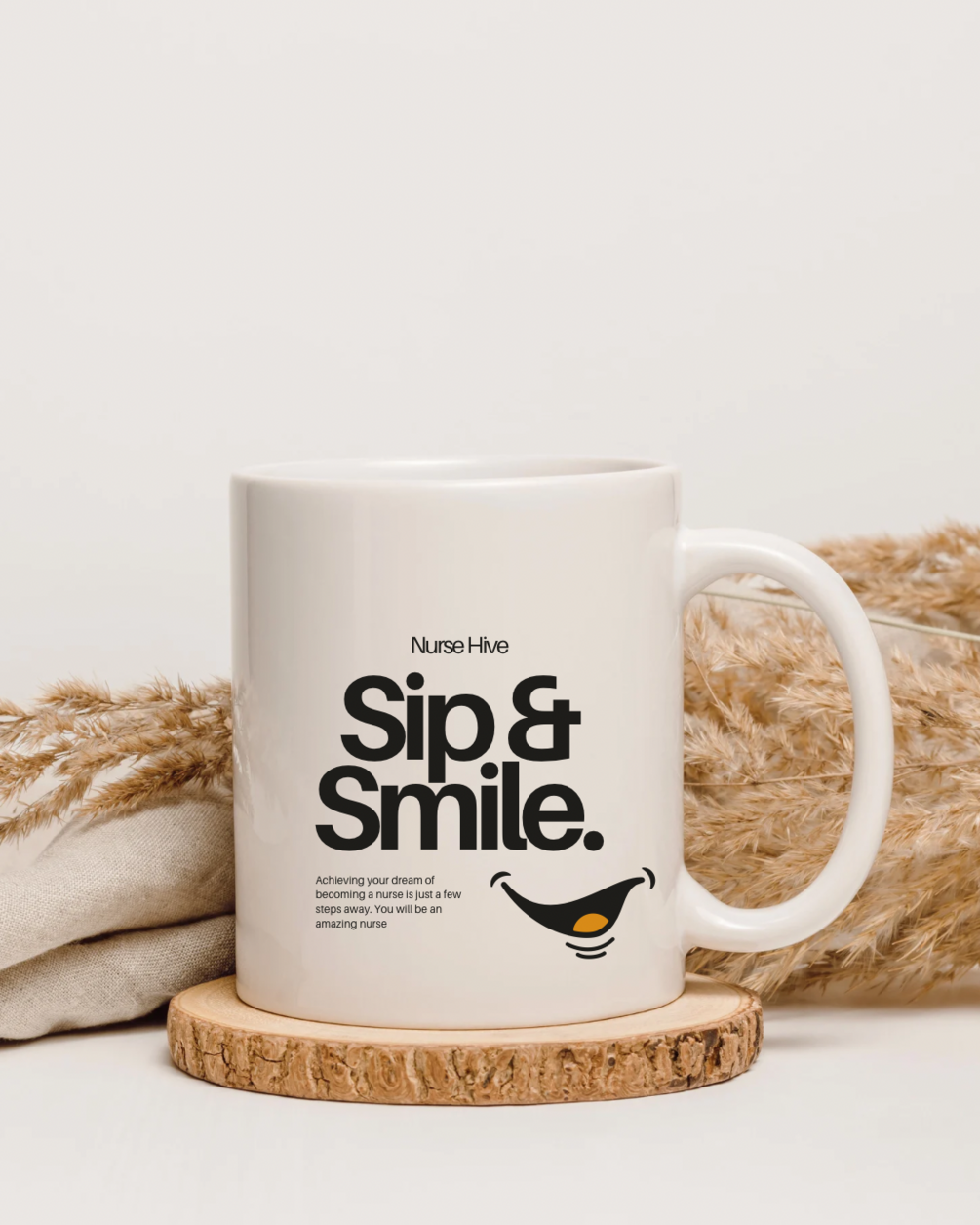 Sip & Smile” Nurse Motivation Mug | Future Nurse Gift | Nursing School ...