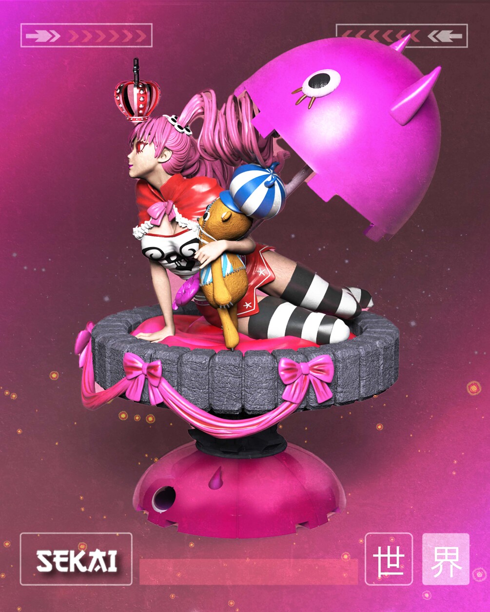 Perona Sculpture and Bust - Sekai 3D Models - Tested and Ready for 3D ...