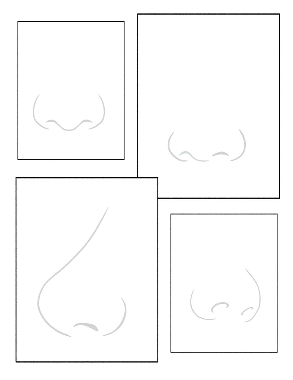 Nose Coloring Page