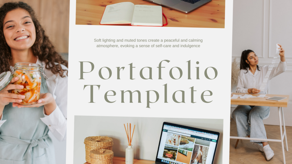 UGC Portfolio Template - Canva