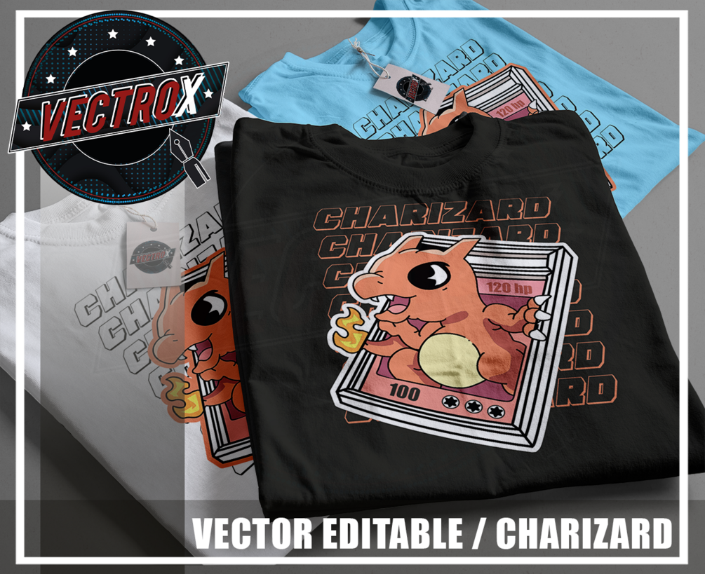 Vector Editable - Charizard