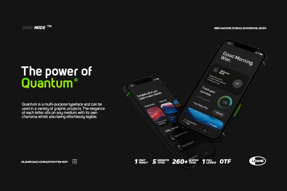 Quantum Sans Type Family