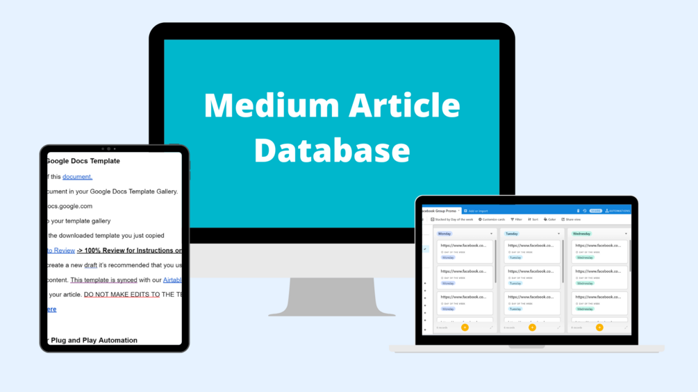 Medium Article Database