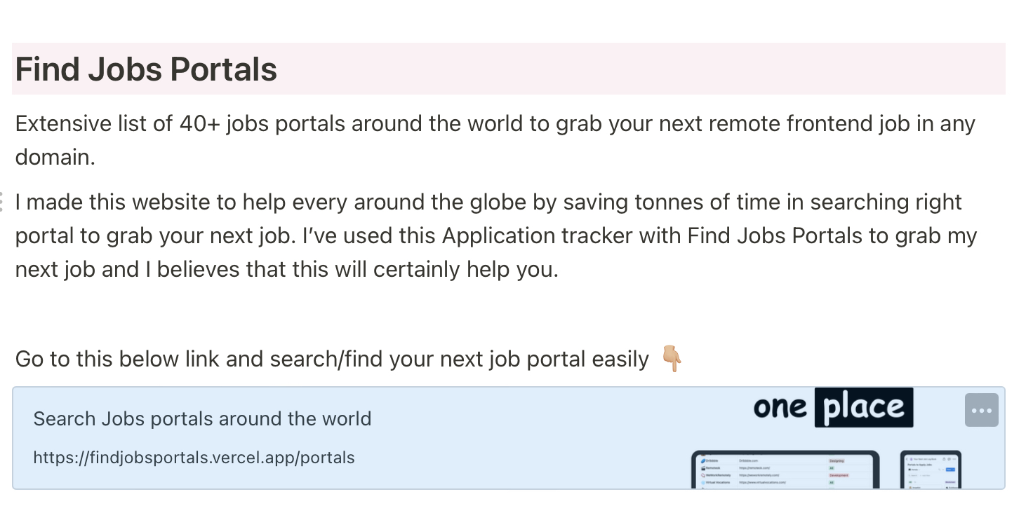 React Native Roadmap template updated with addition of 40+ jobs portals ...