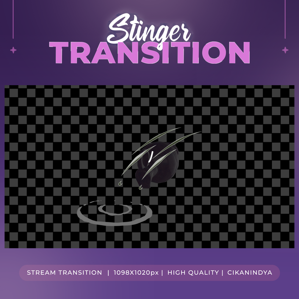 Phantom Grenade Stinger Transition | Swift Shadow Strike Animation for Streamers | Dynamic ...