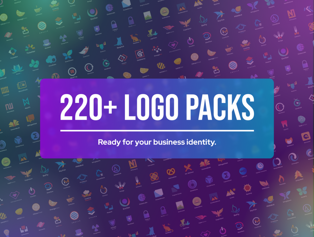 220+ Logo Pack Template - Ready for your business identity!