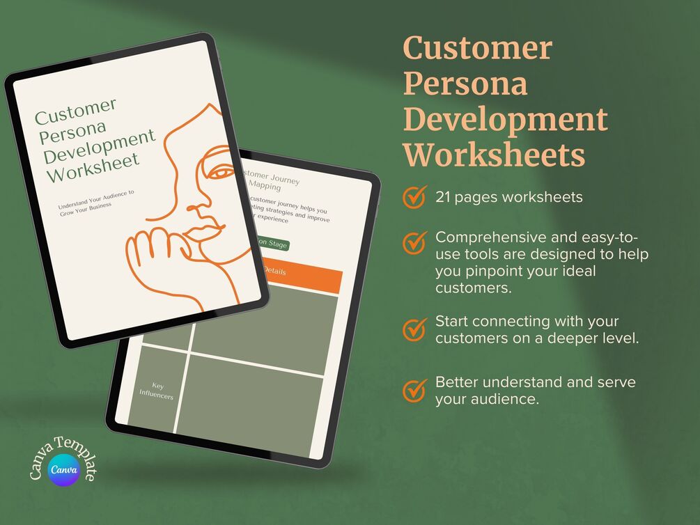 Customer Persona Development Worksheets - Unlock the Secrets to ...