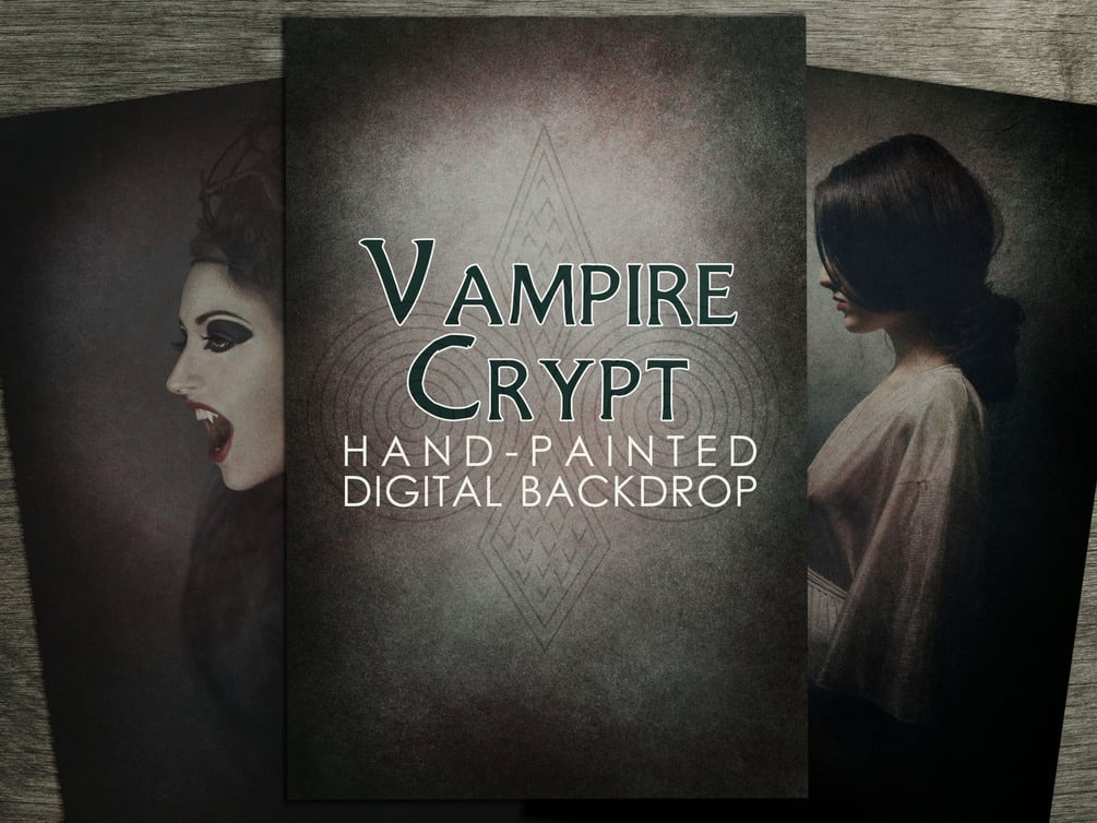 Vampire Crypt Background Texture | Hi-Res Photography Studio Backdrop