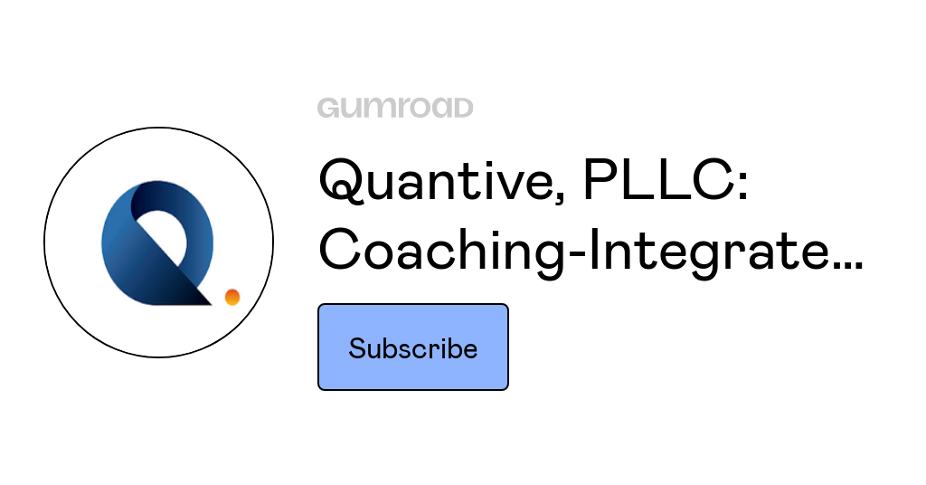 Quantive, PLLC: Coaching-Integrated Project Management Specialists