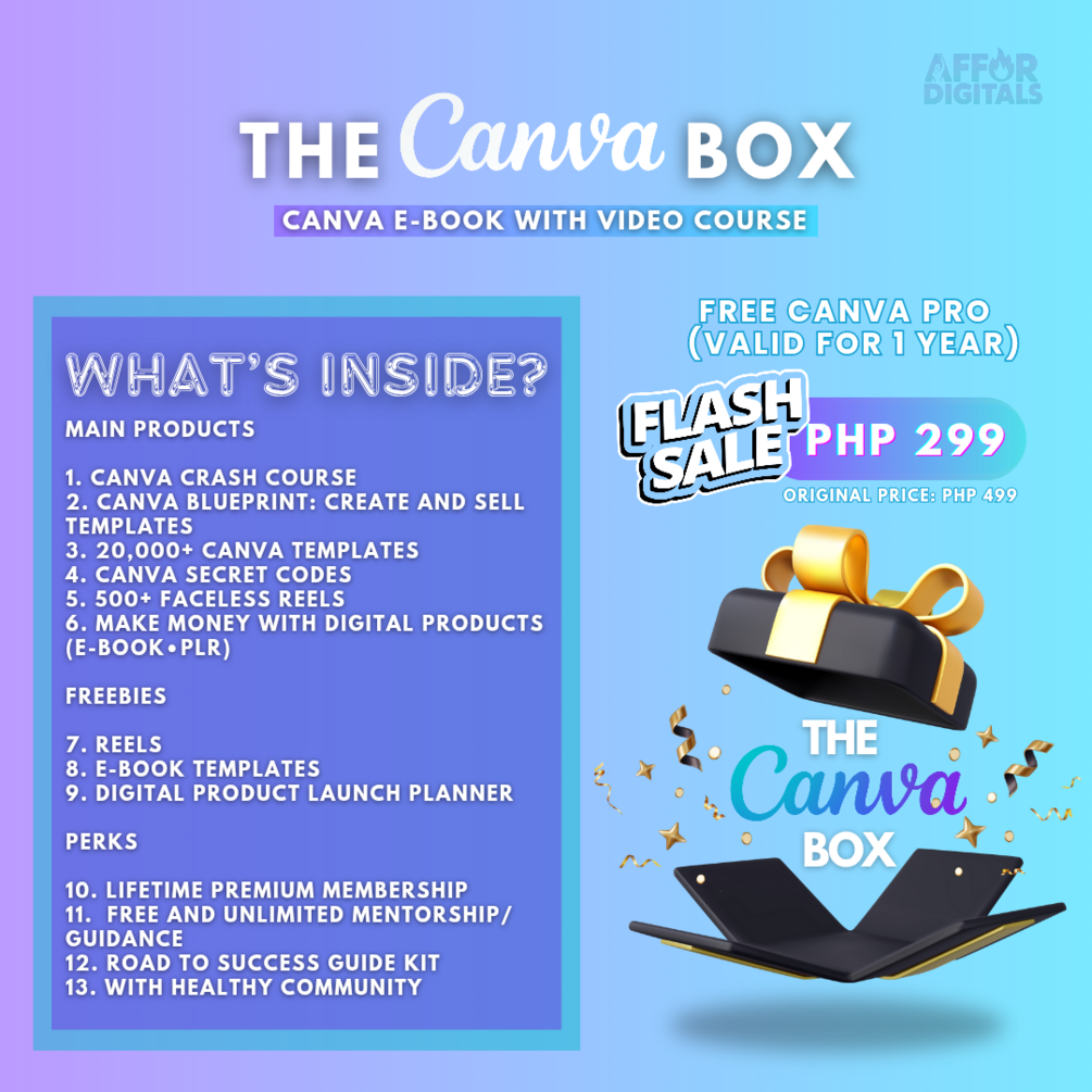 Done-for-you Canva Course – The Canva Box