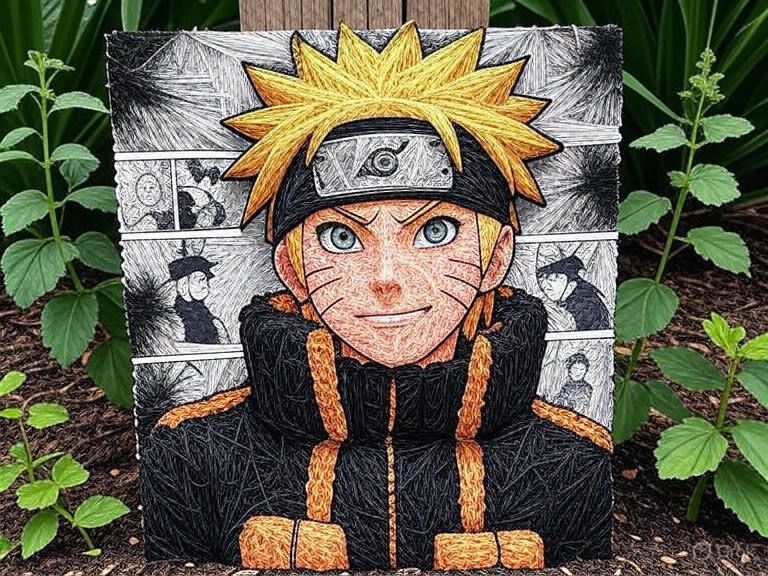 Naruto Inpired Art– 5 Printable Anime Wall Art (Digital Download)