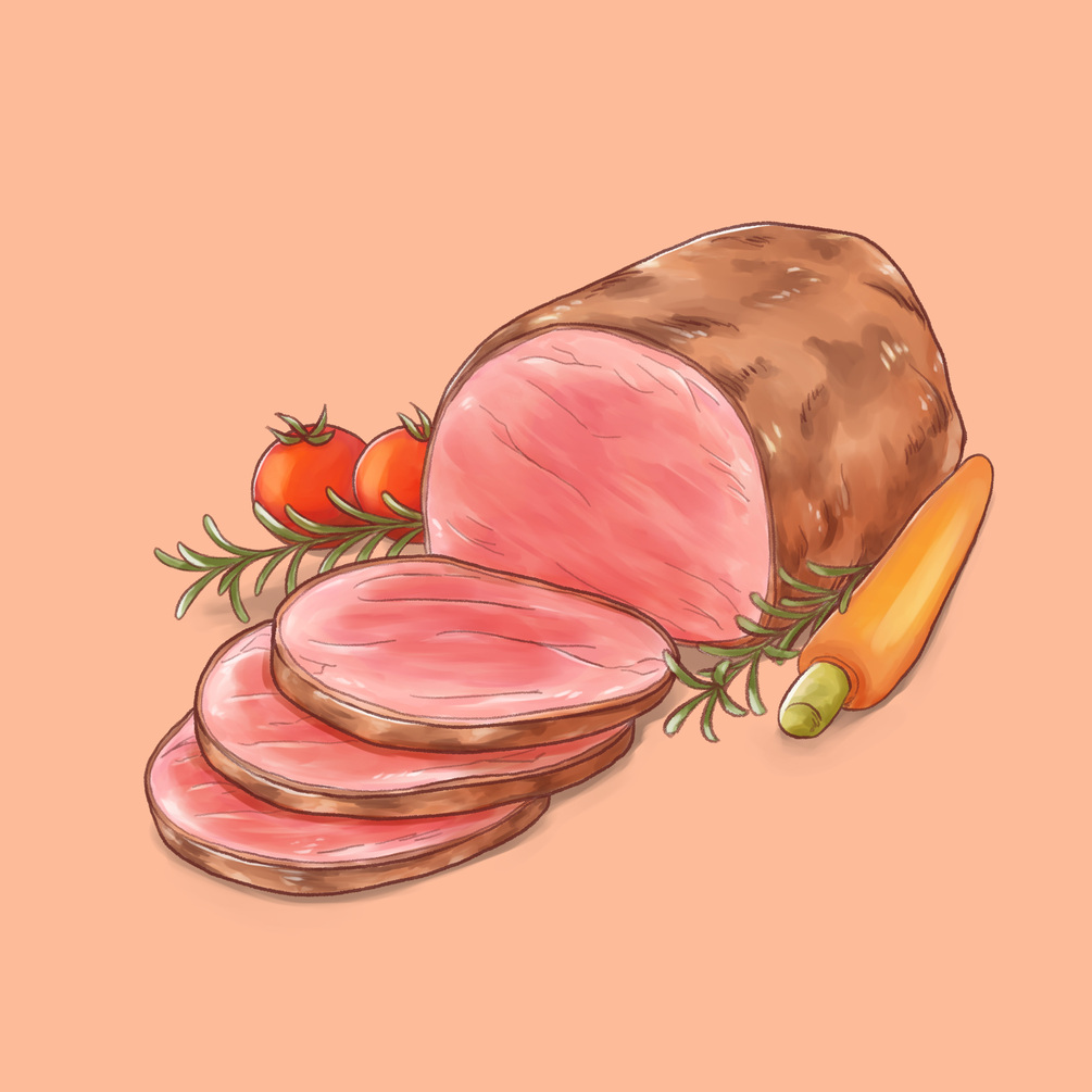 Roast Beef (Vector+PSD)