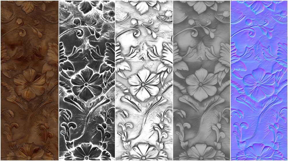 10 Embossed Leather PBR Texture VOL.02 | 4K Seamless PNG PBR Textures