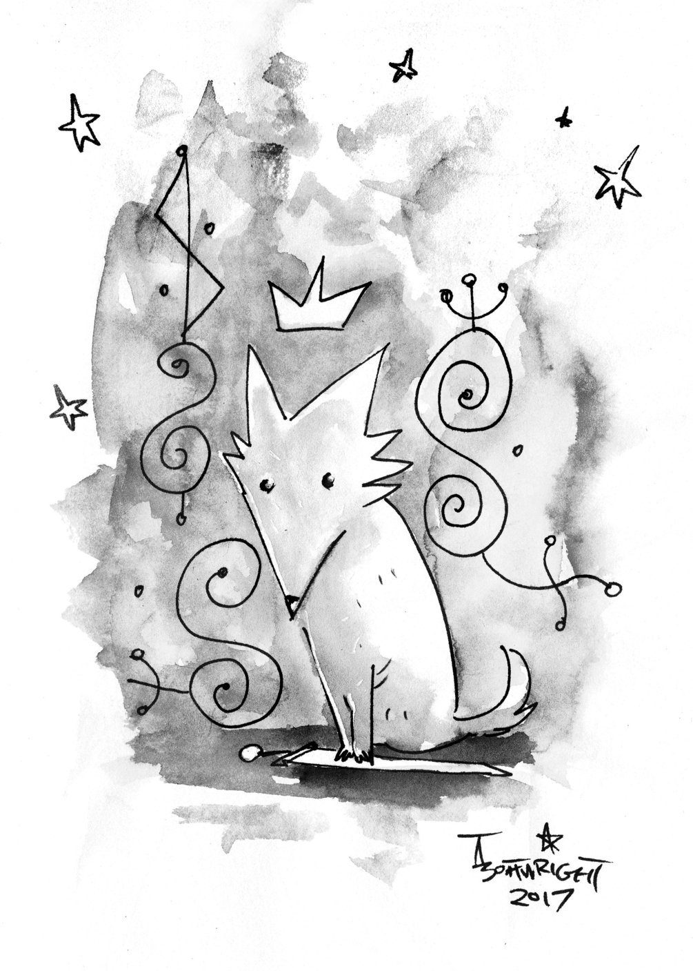 Boatwright WereWolfWednesdays sketchbook 2017