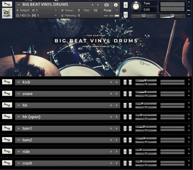 BIG BEAT VINYL DRUMS!
