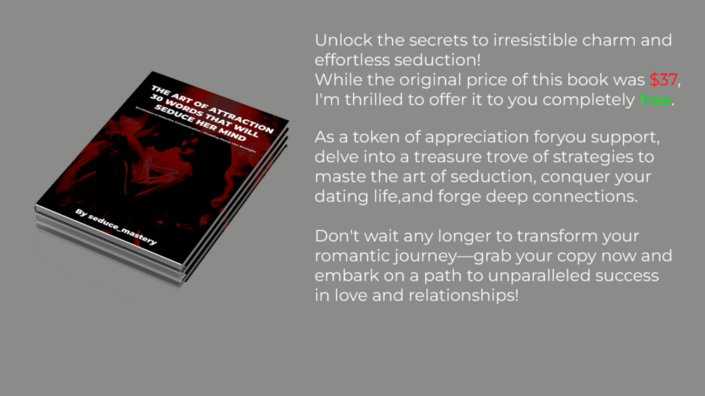 FREE 30 Words That Will Seduce Her Mind + BONUS