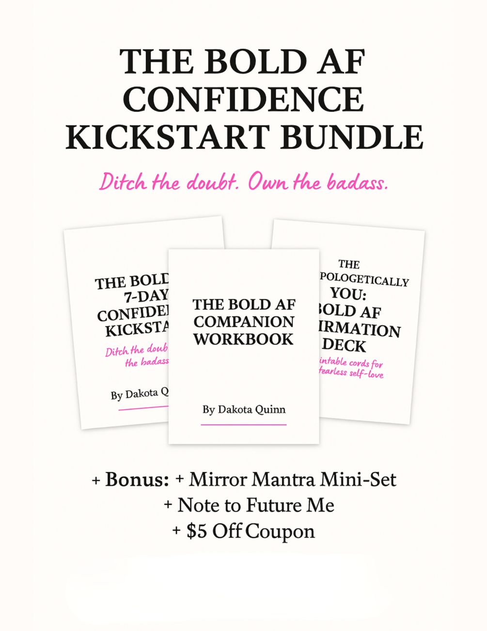 The Bold AF Confidence Kickstart Bundle