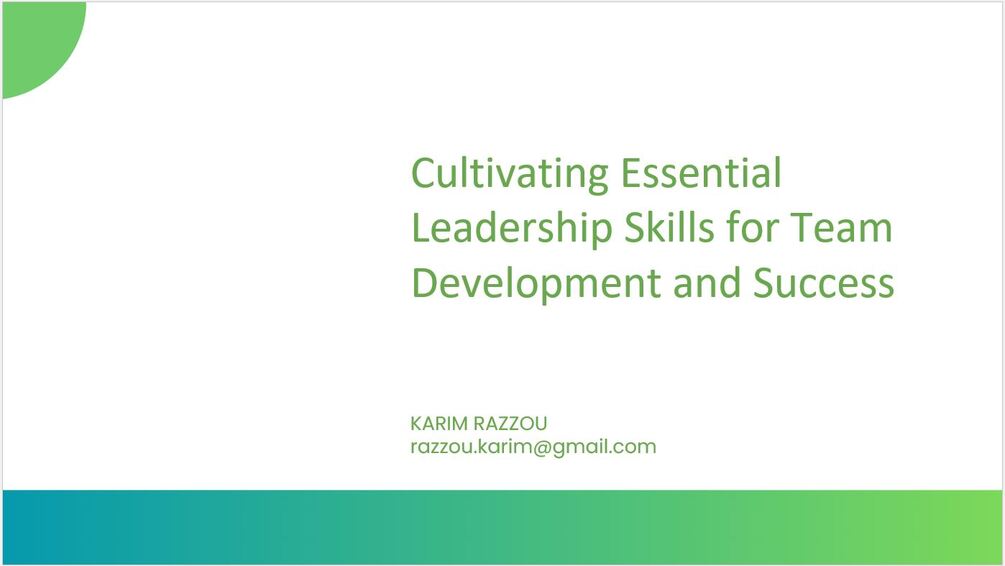 Leadership Skills: How to Develop Leadership Skills for Team Management ...
