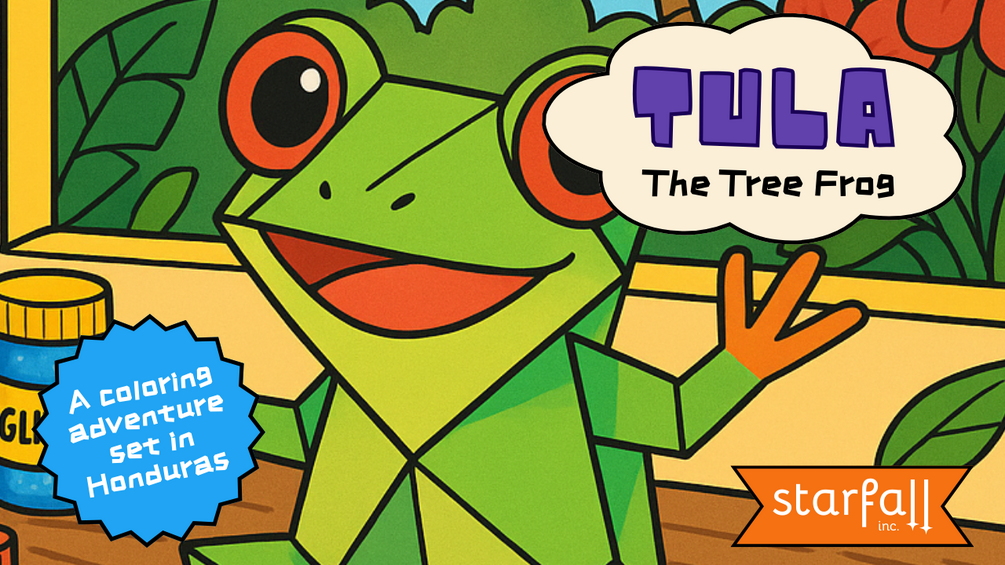 Tula the Tree Frog: A Magical Coloring Adventure set in Honduras