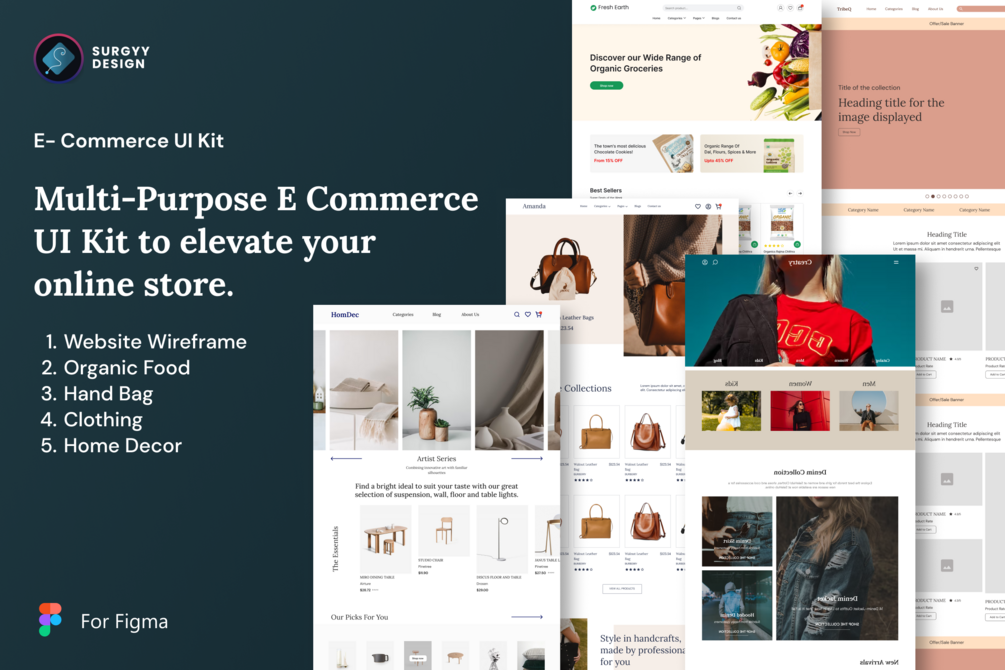 Versatile E Commerce [Bundle] UI Kit