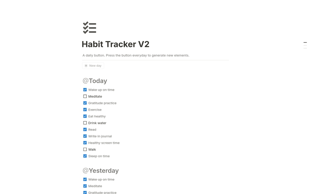 Habit Tracker V2